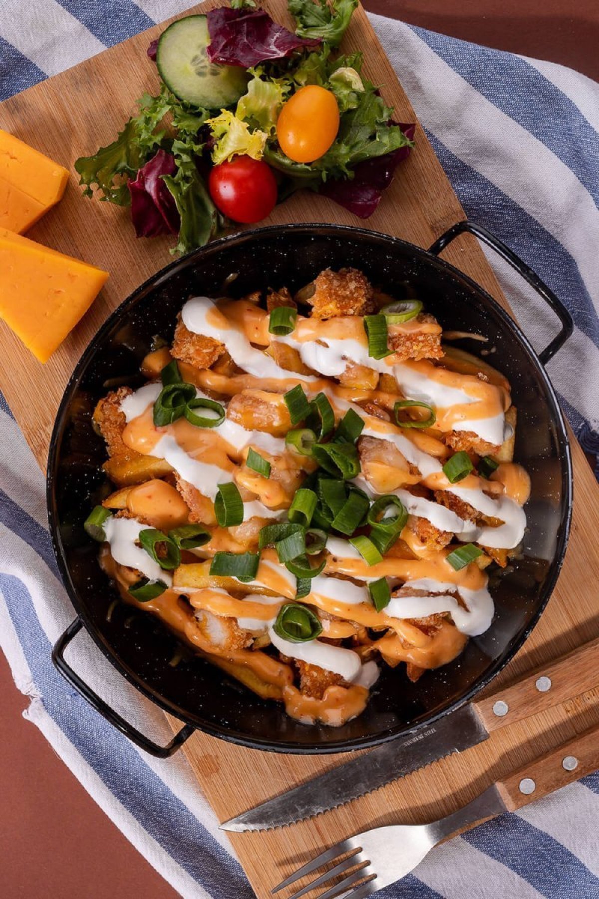 Chicken Loaded Fries - Qualit.sk - Donáška alkoholu Prešov