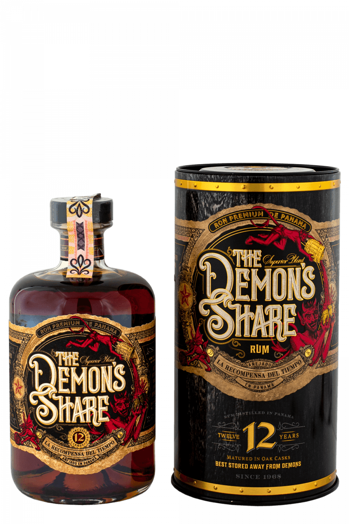 The Demon's Share 12-ročný v Tube - Qualit.sk - Donáška alkoholu Prešov