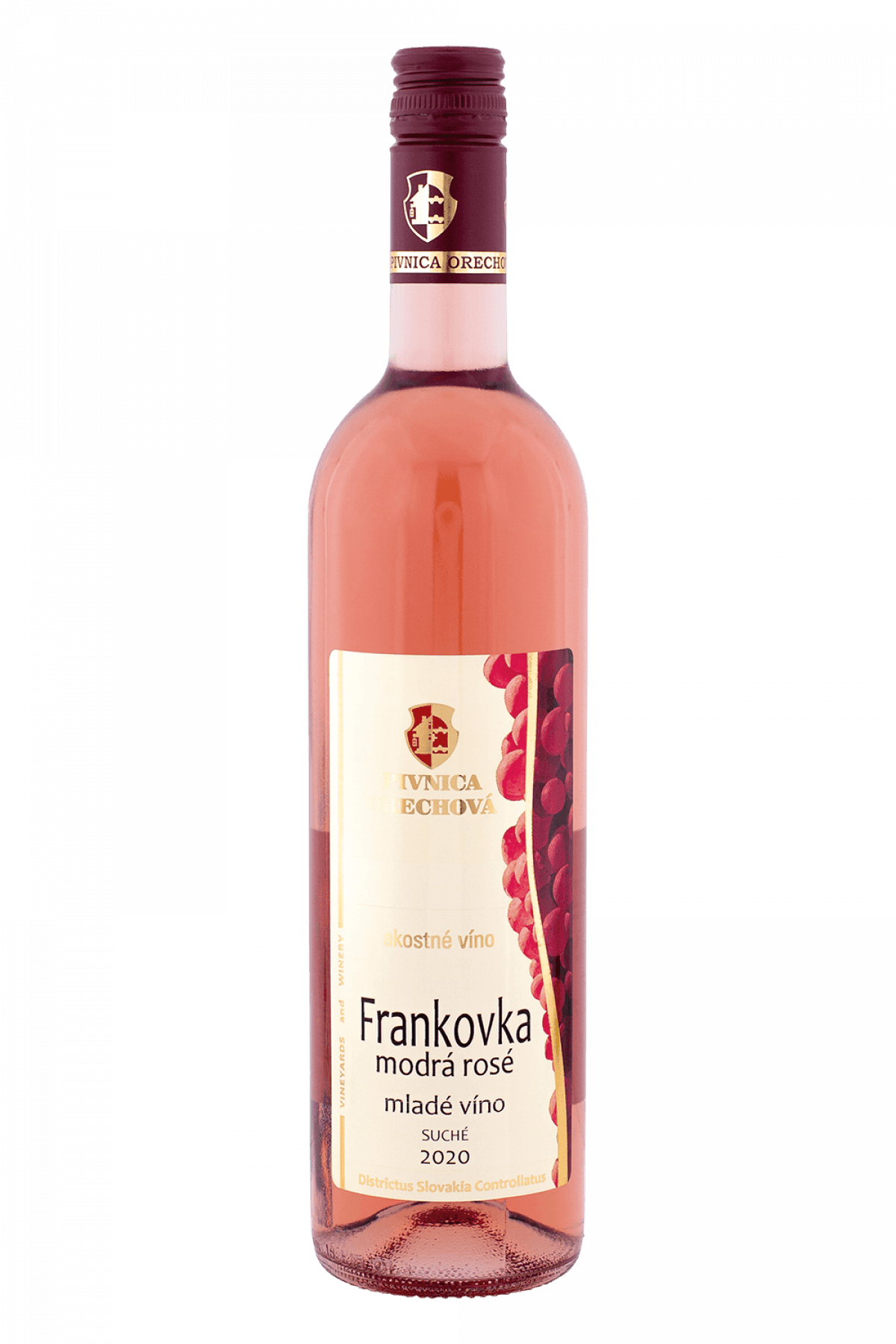 Pivnica Orechová Frankovka Modrá Rosé DSC Polosuché - Qualit.sk ...